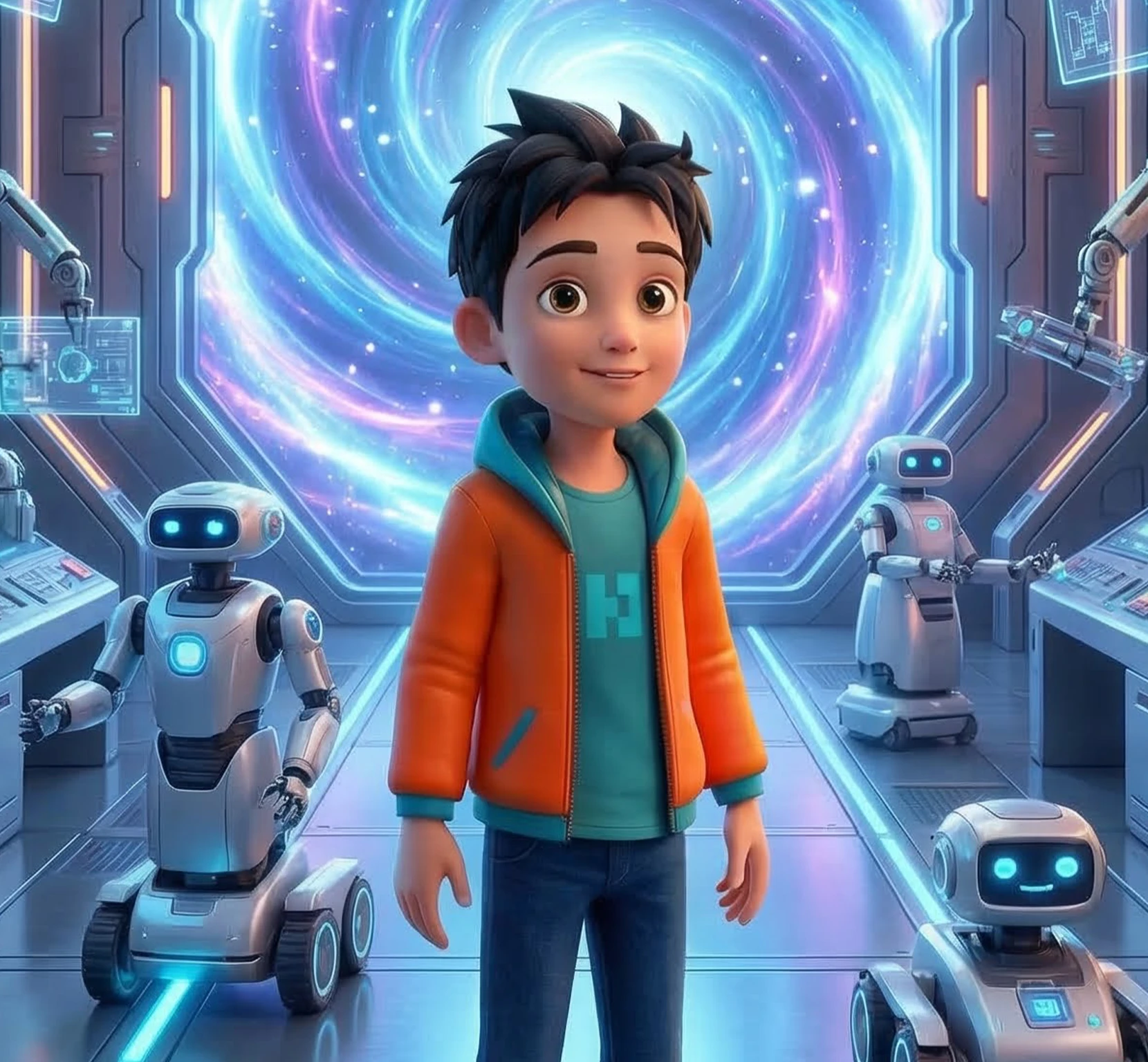 Harvie & Hashtron | Terra Rush Sci-Fi Animation